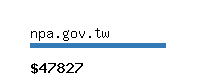 npa.gov.tw? => 210.69.154.130 ... Website value calculator & SEO Checker